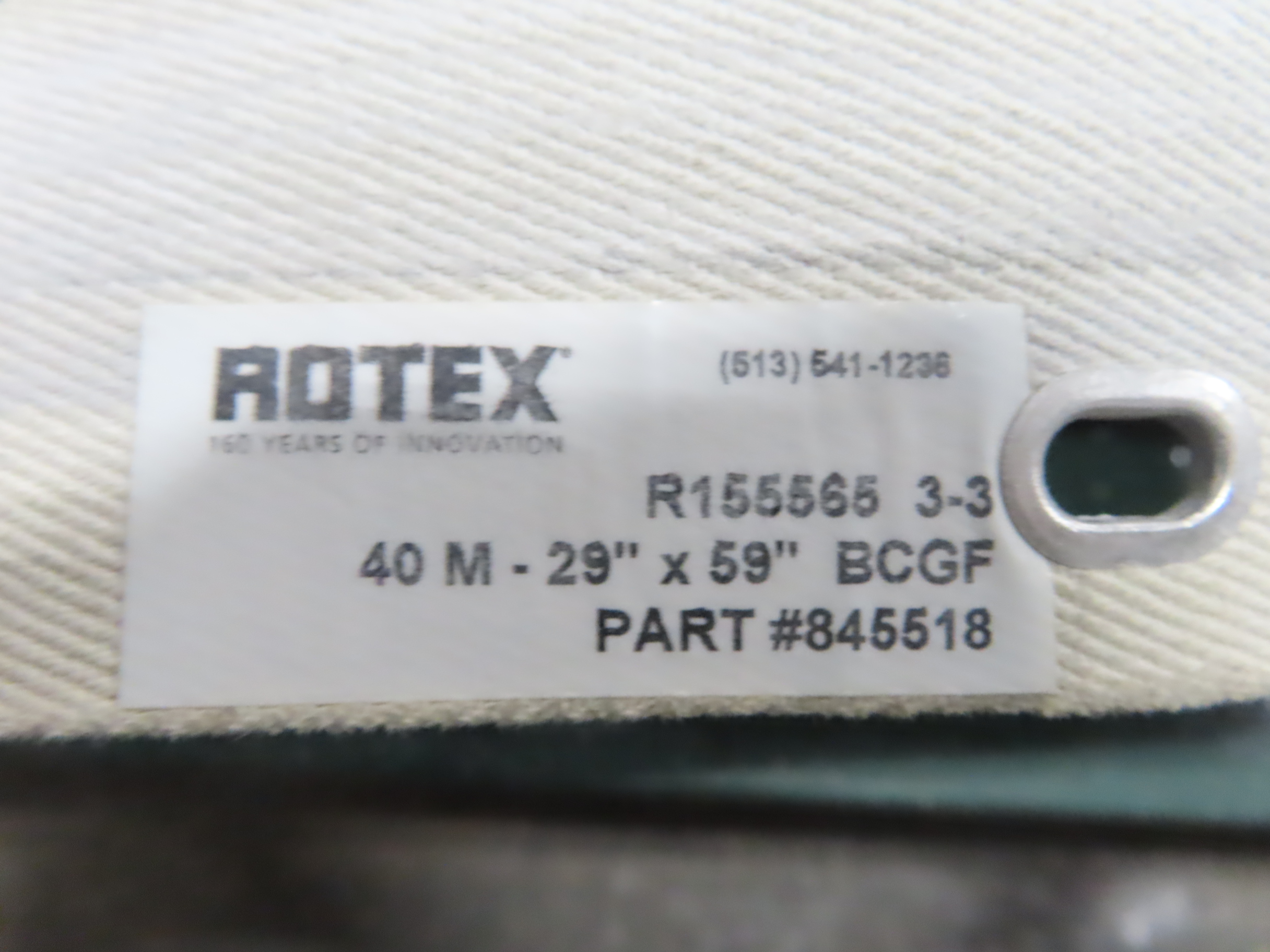Rotex Screener Sifter Separator, Model 201A MS/MS