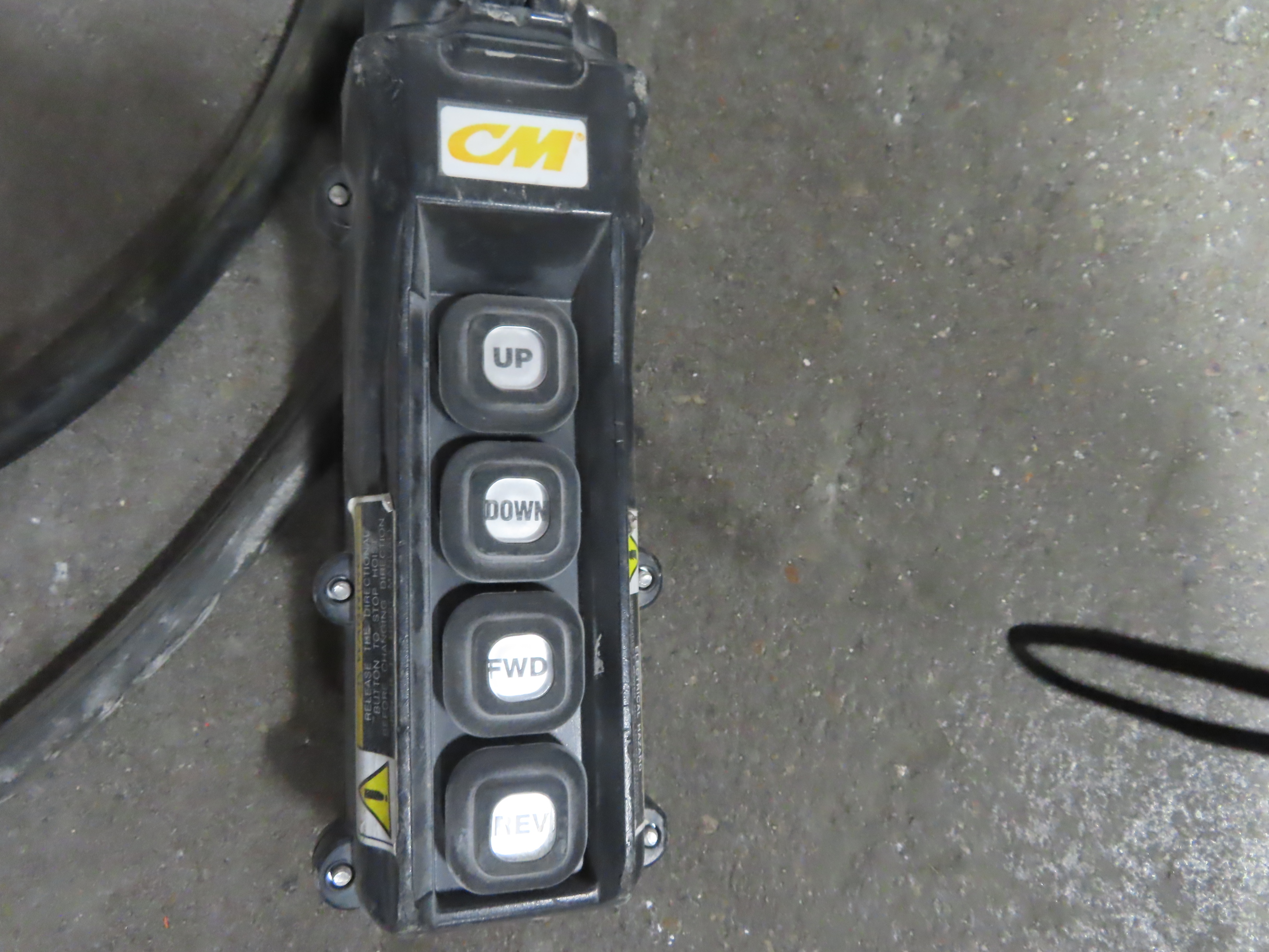 used 2 ton CM Lodestar Electric Chain Hoist, Model R