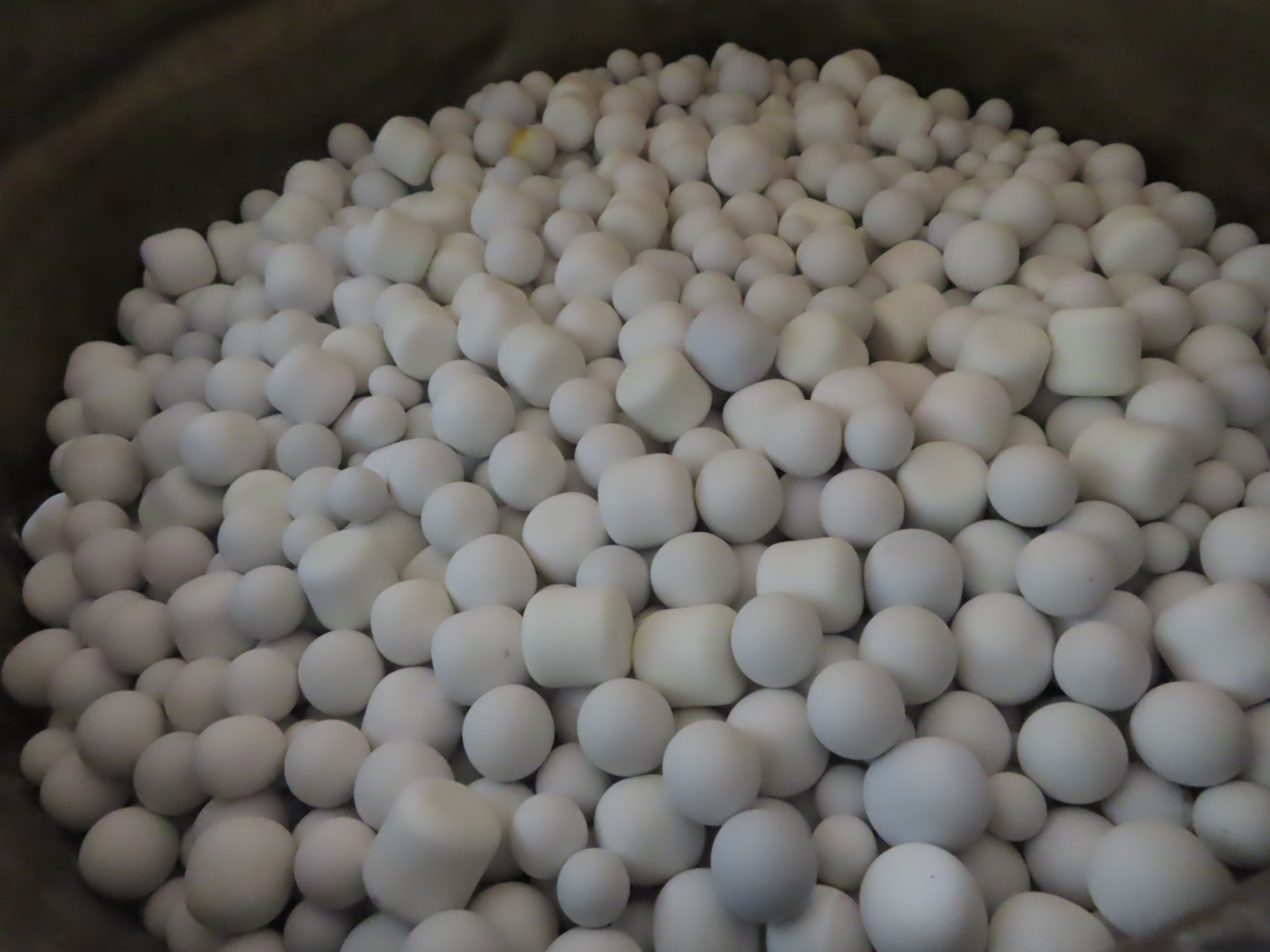 Alumina Pebble Mill Media, 7200 lbs.