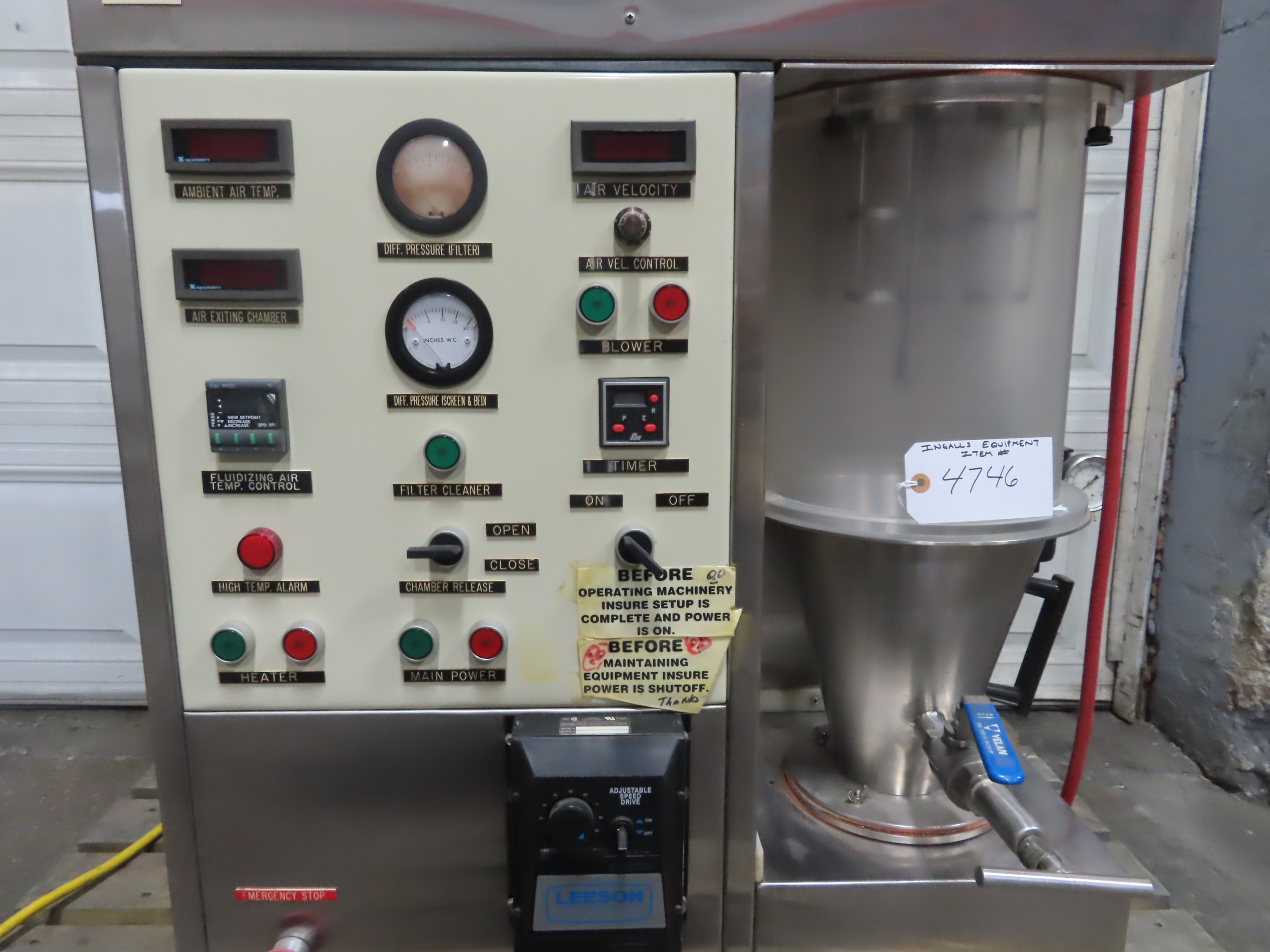 Applied Chemical Technology Lab Spray Dryer and Fluid Bed Dryer