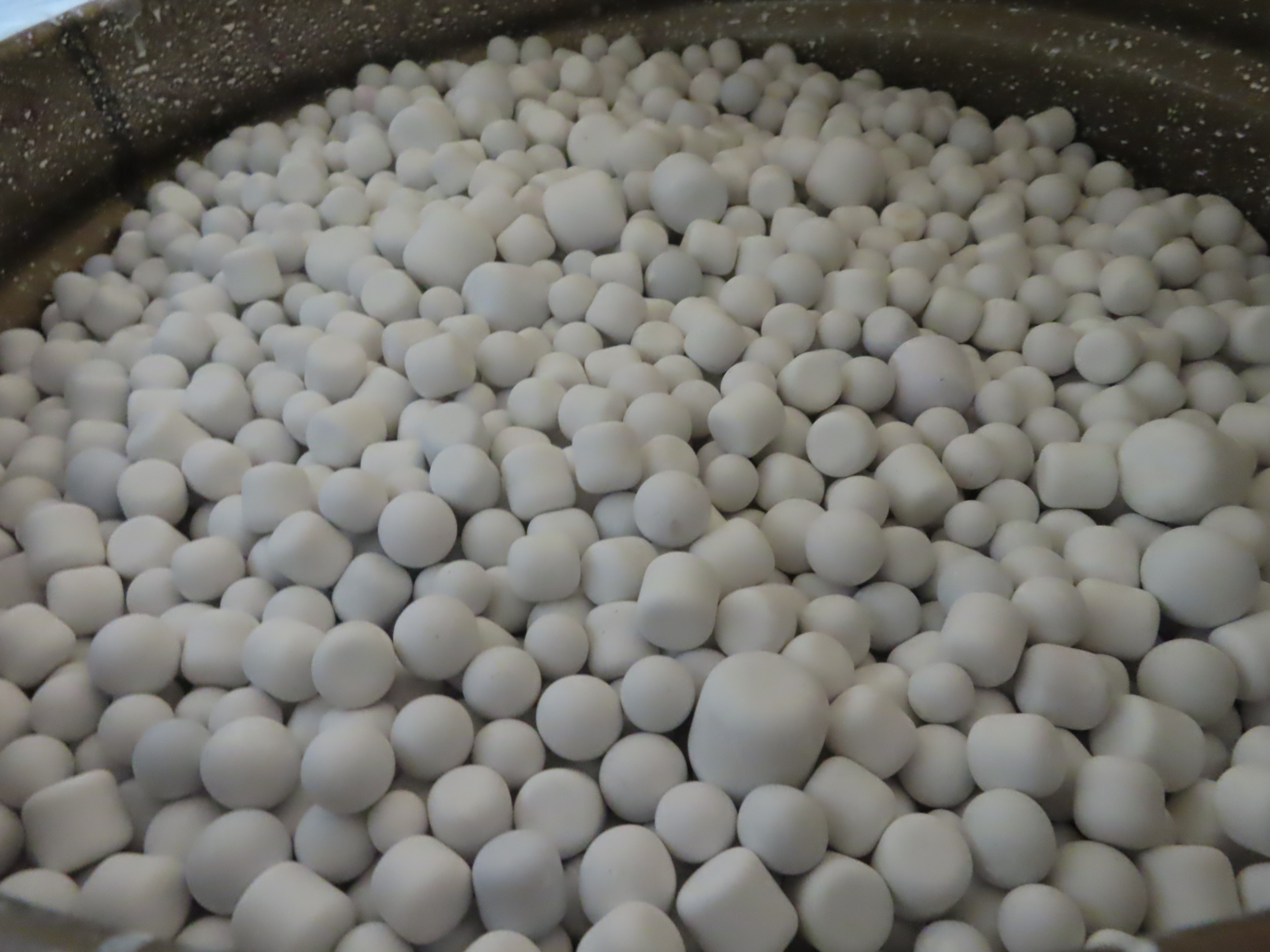 Alumina Pebble Mill Media, 7400 lbs.