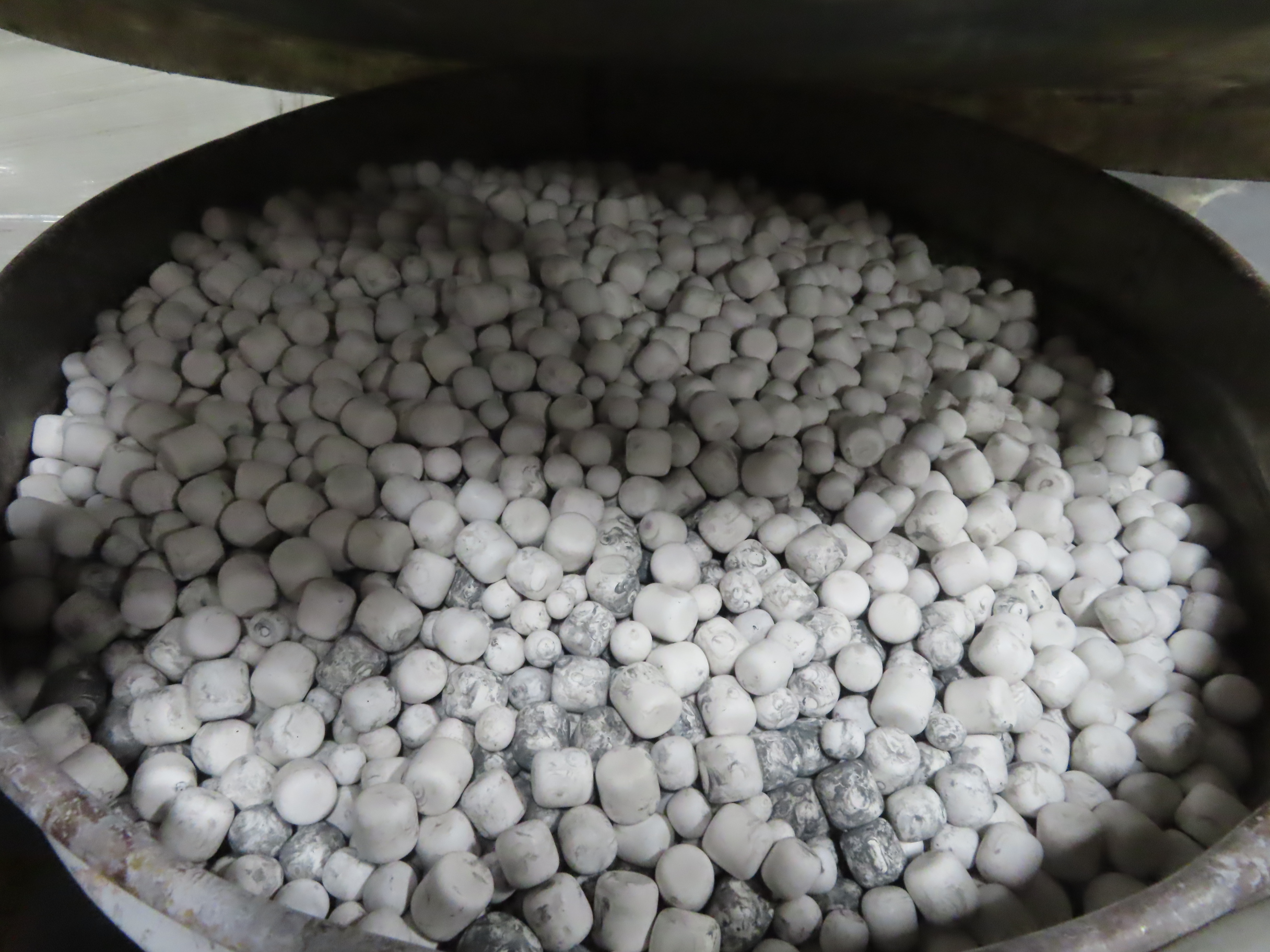 Alumina Pebble Mill Media, 8300 lbs.