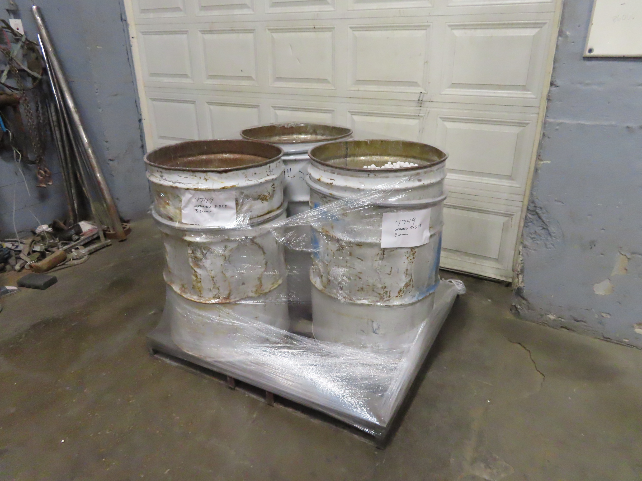 Alumina Pebble Mill Media, 3950 lbs.