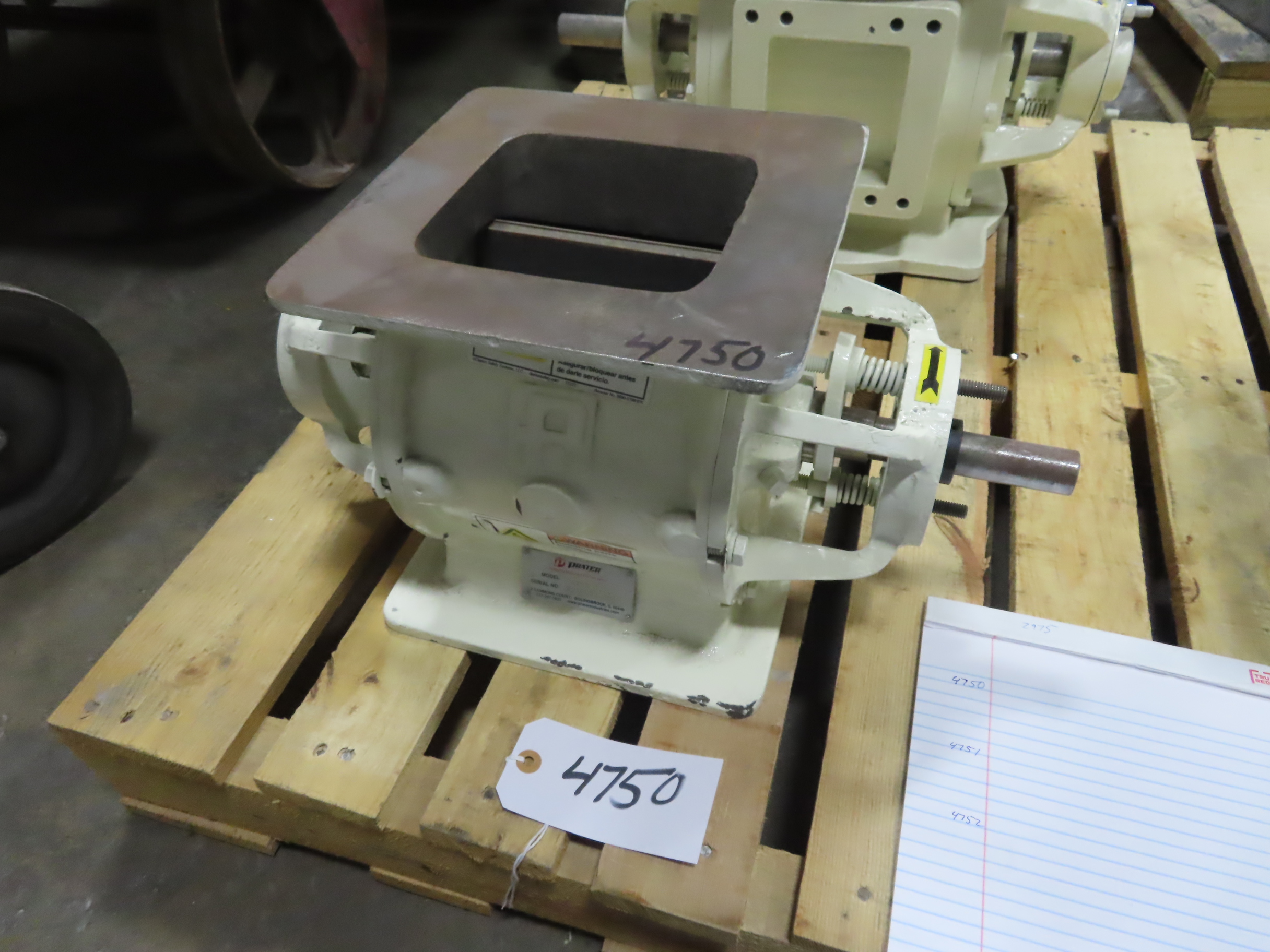 New 6" Prater Rotary Airlock