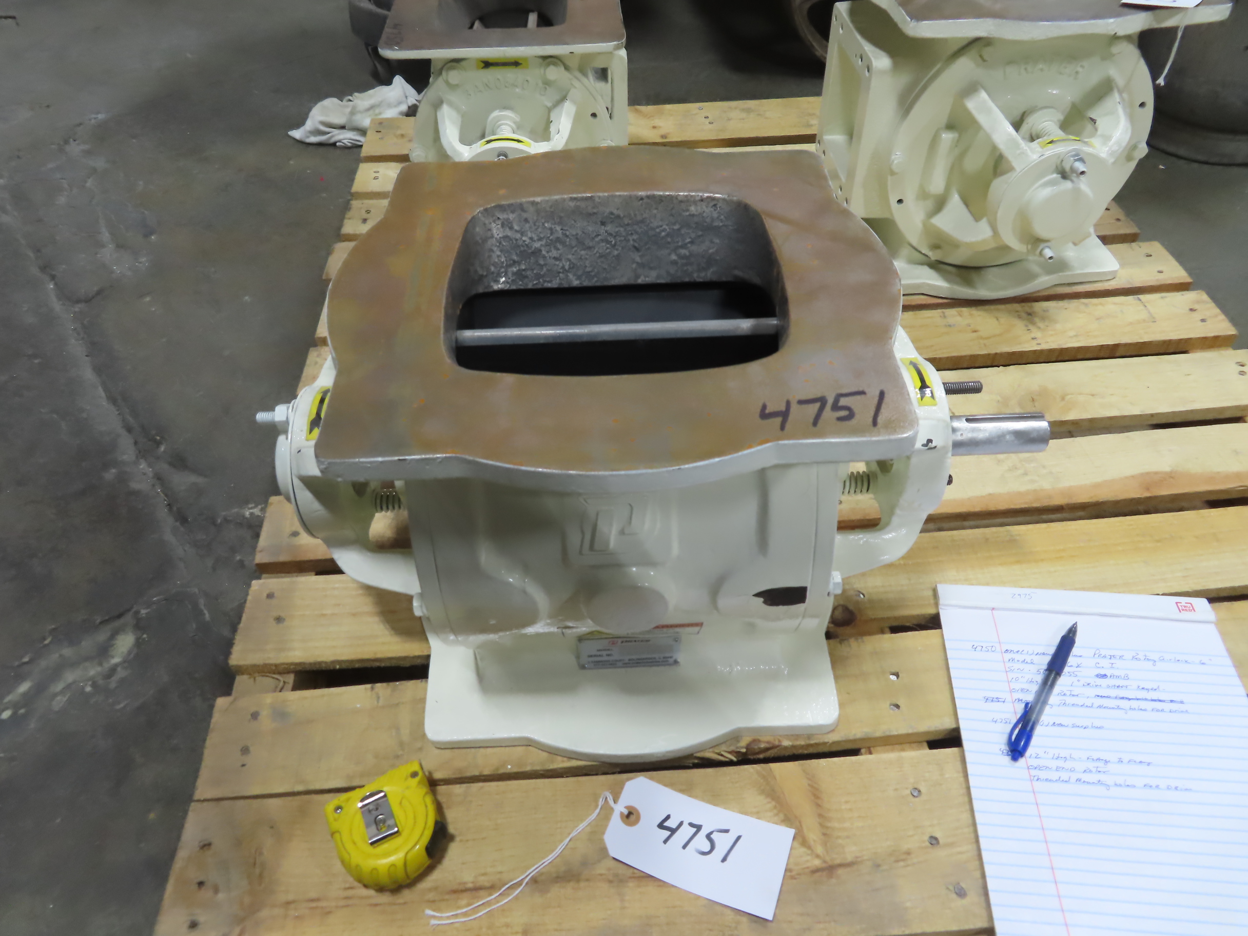New 8" Prater Rotary Airlock