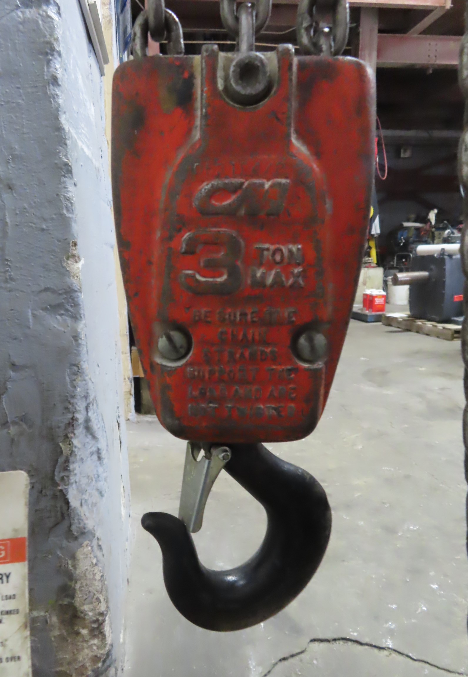 3 ton CM Lodestar Electric Chain Hoist