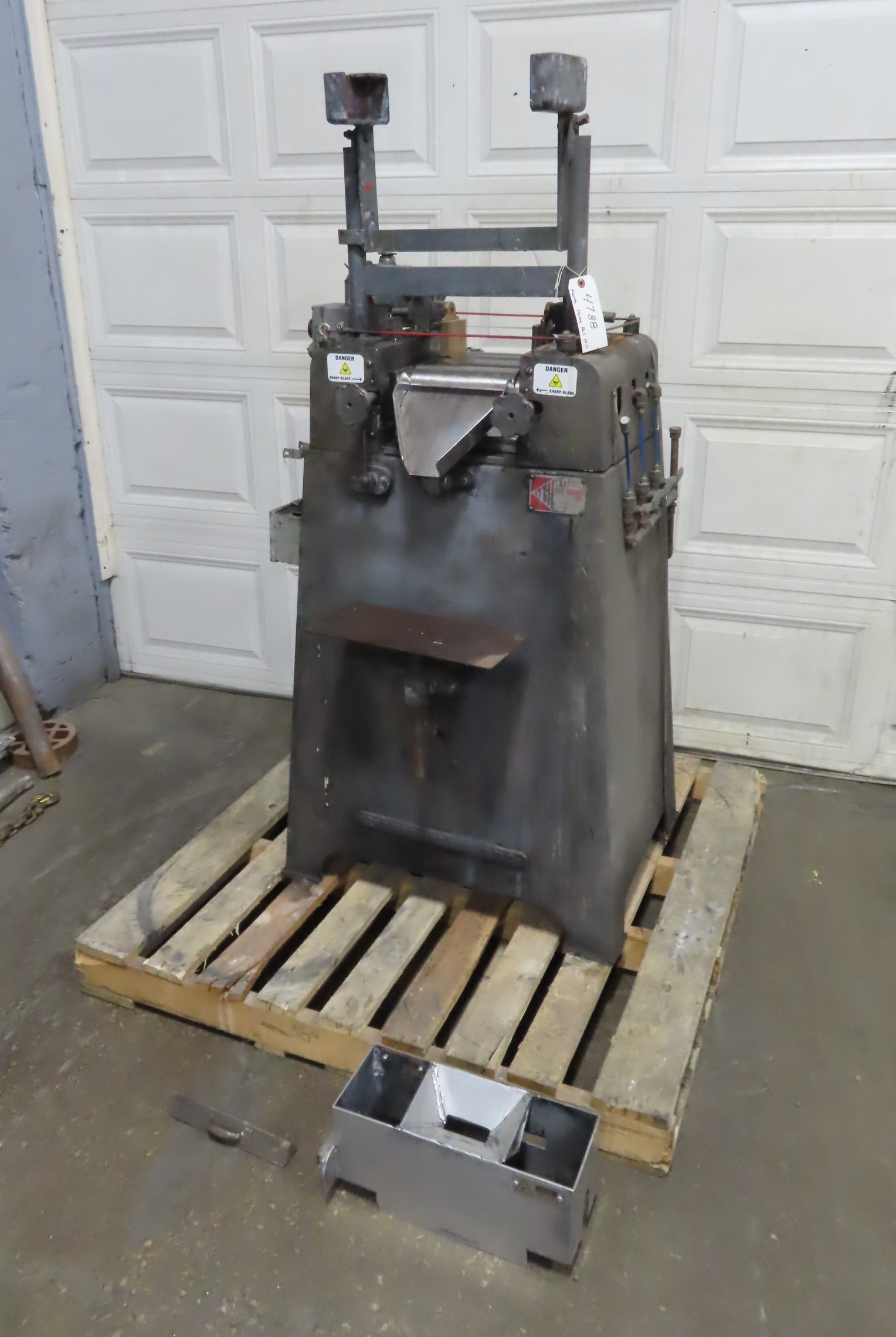 4" x 8" Keith Machinery Three Roll Mill