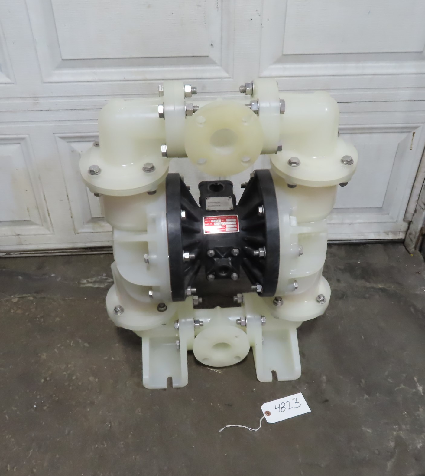 New 2" Non-Metallic, polypropylene Sandpiper S20 Air Operated Double ...