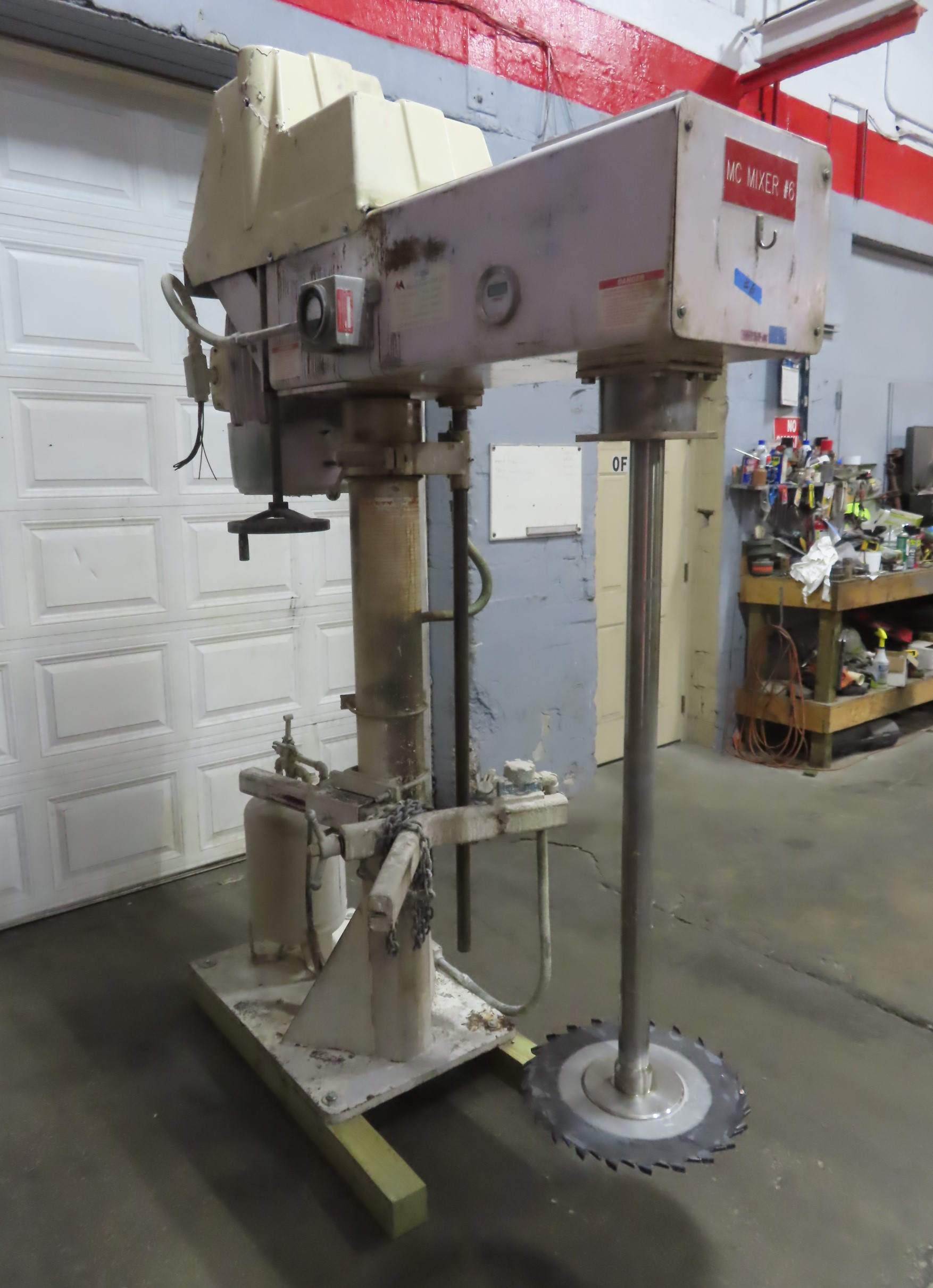 25 HP Cowles High Speed Disperser Mixer, Stainless Steel, XP, Variable ...