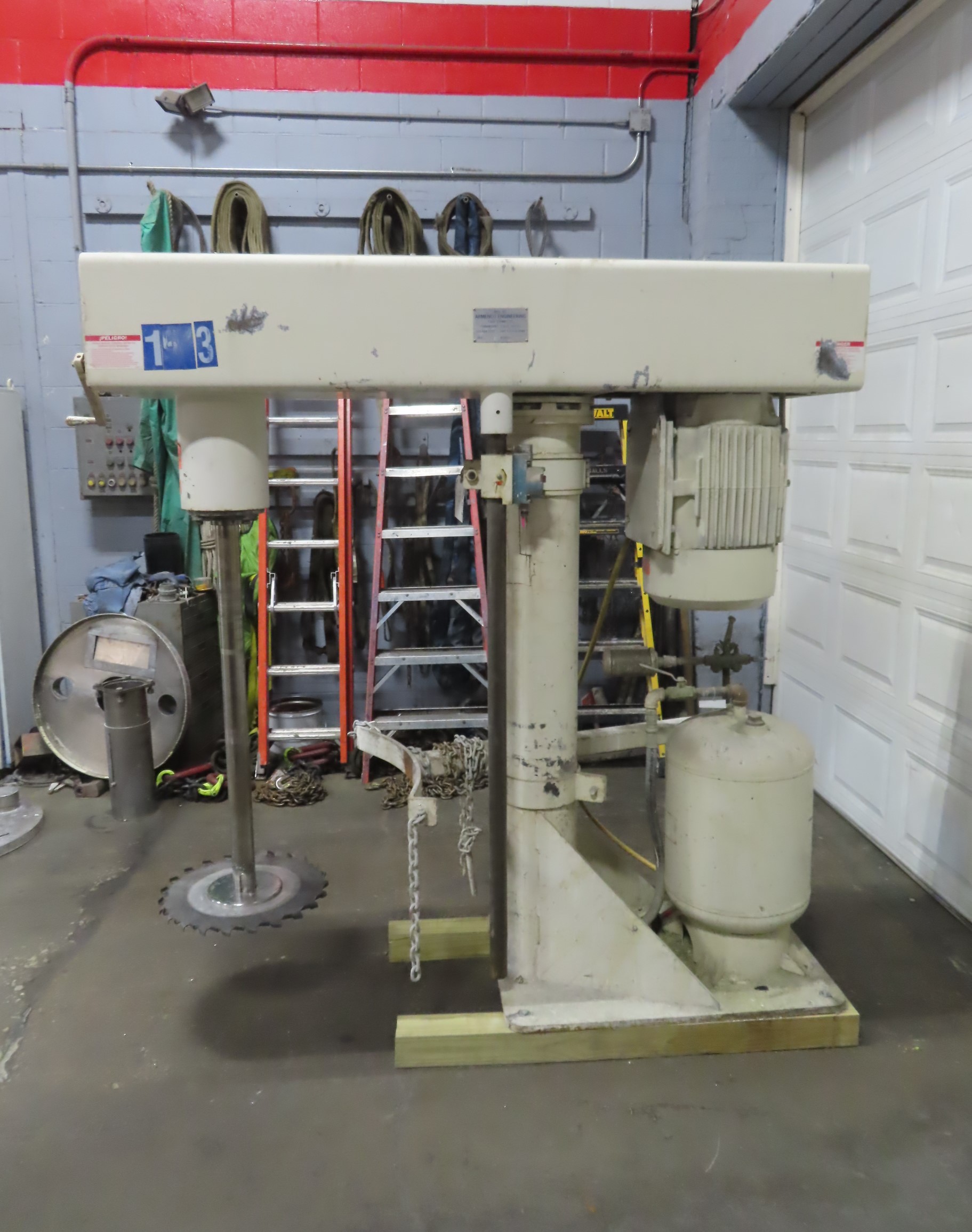 25 HP Armenco High Speed Disperser Mixer, Stainless Steel, XP, Variable ...