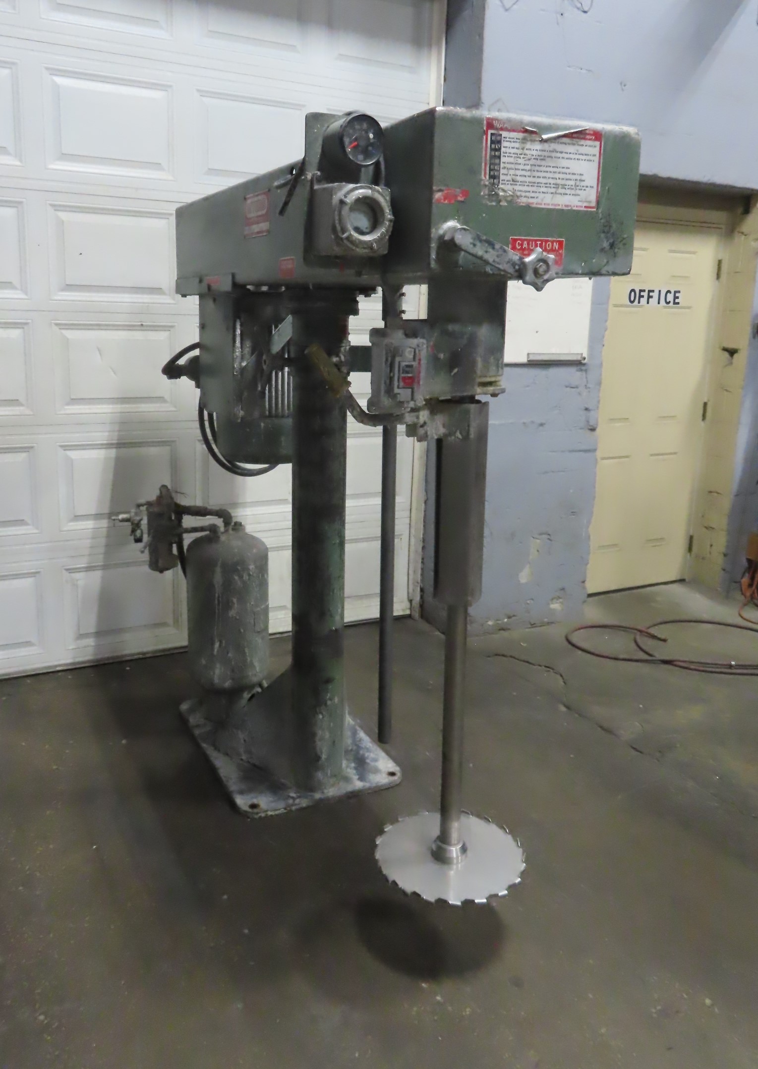 25 HP Myers High Speed Disperser, Variable Speed, XP, Stainless Steel