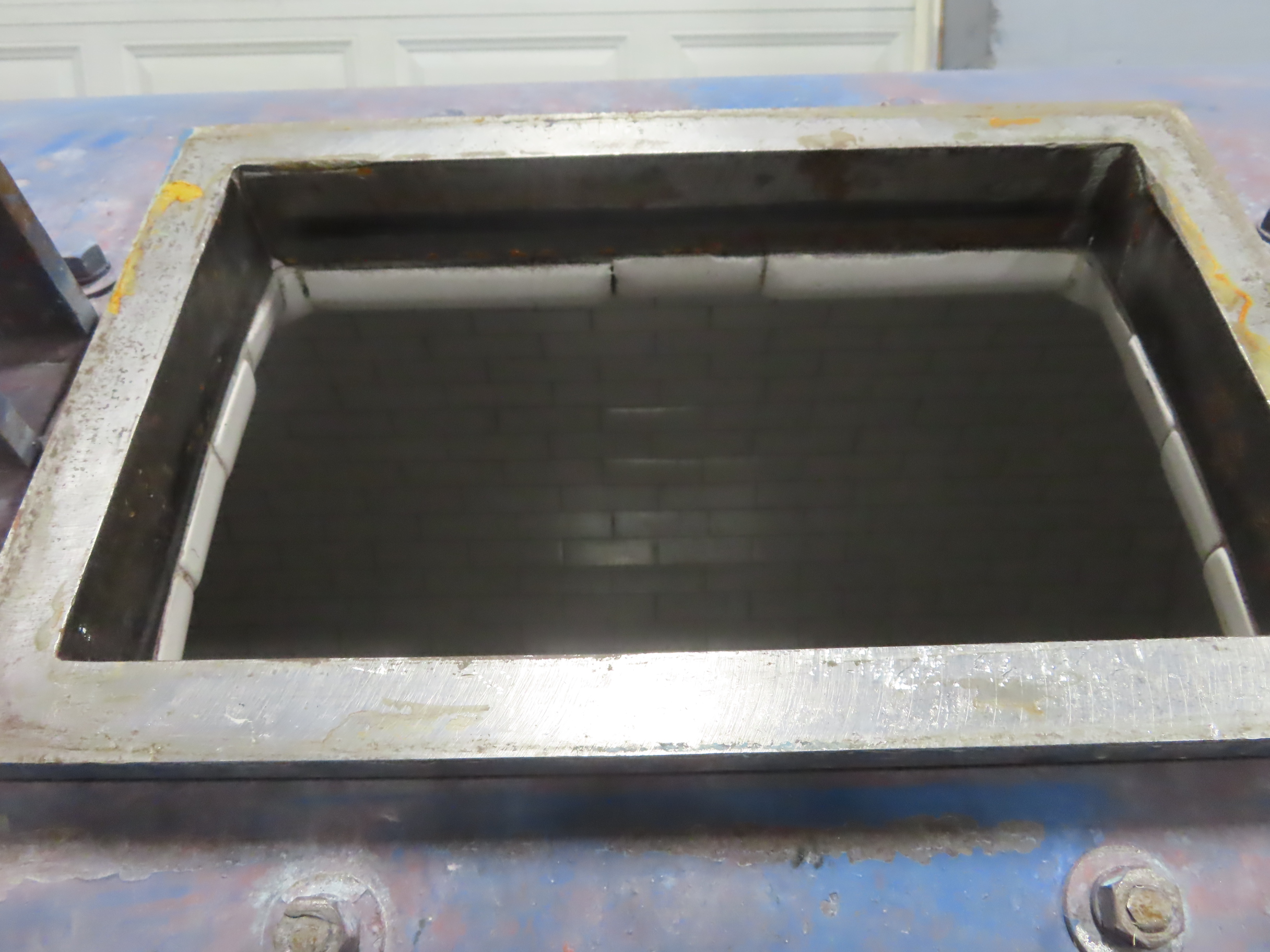 5' x 6' Steveco Pebble Mill, White Alumina Brick Lined, 25 HP direct ...