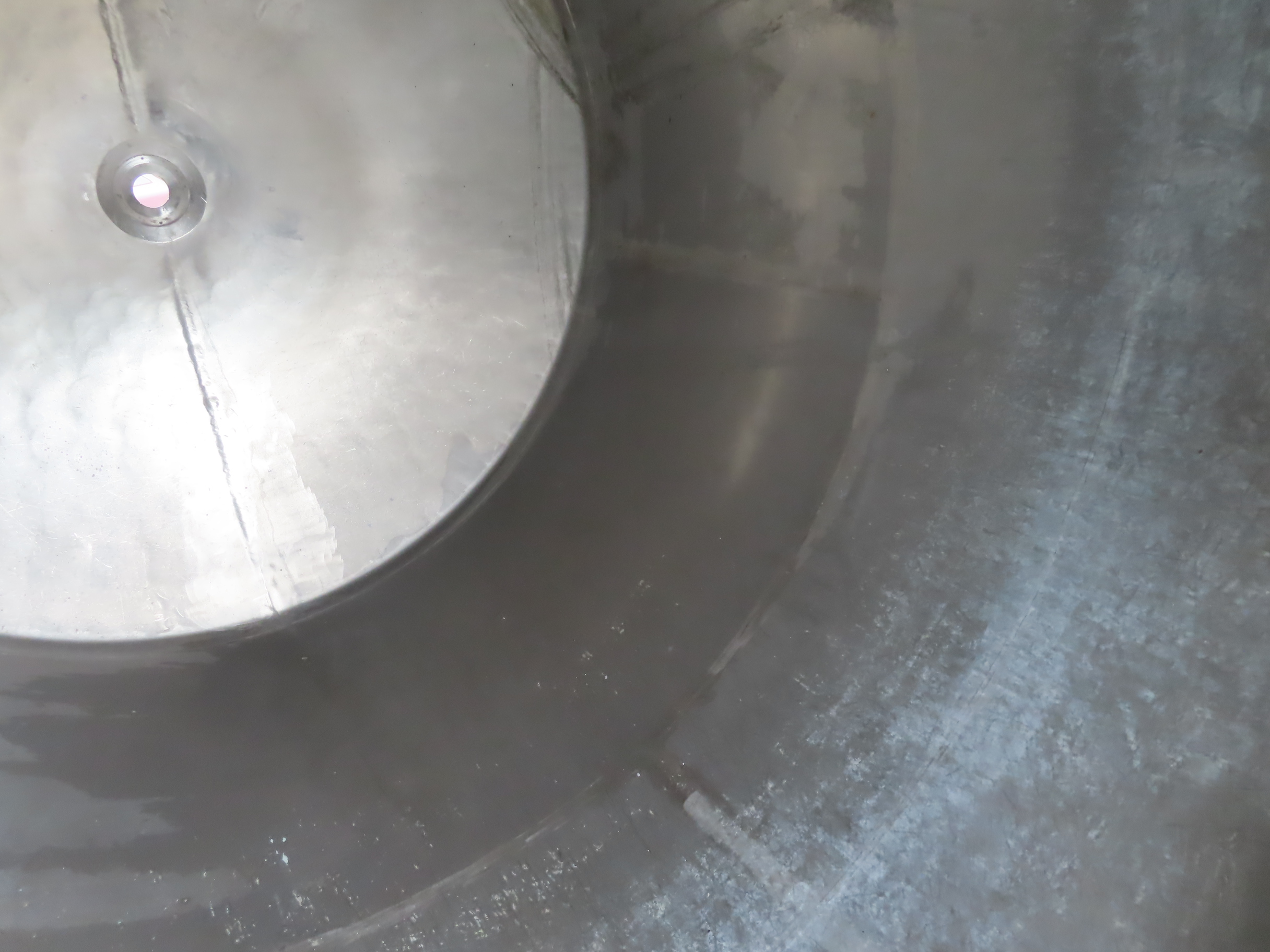 3,000 gallon Stainless Steel Mix Tank with Dish Bottom