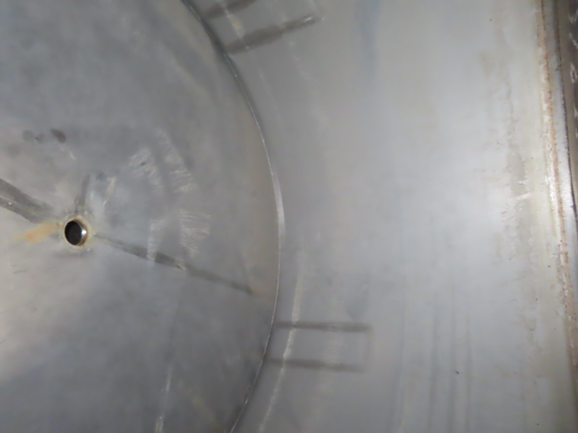 900 gallon Stainless Steel Vertical Tank with Cone Bottom