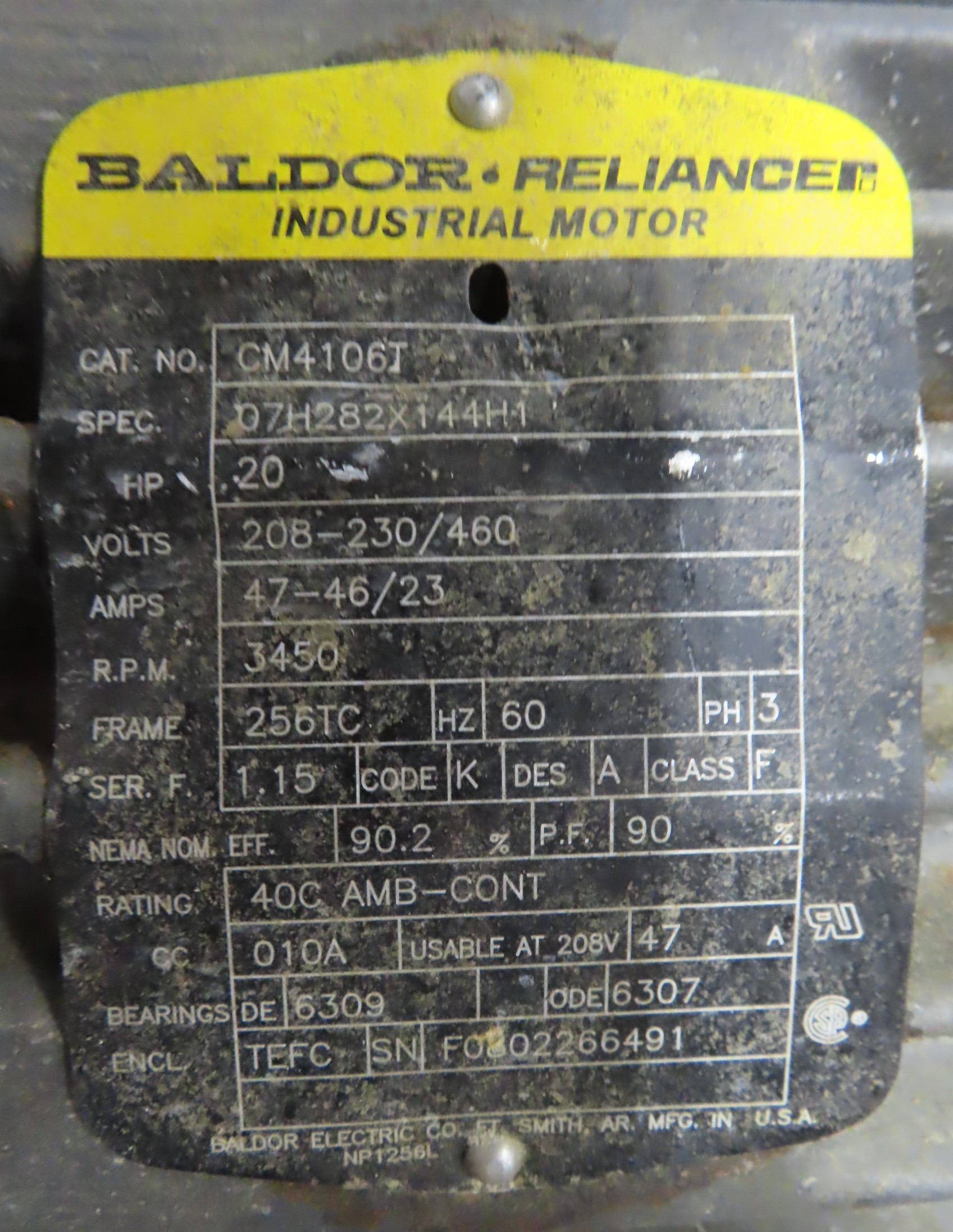 20 HP Arde Barinco 6x3 Inline High Shear Dispersion Grinder Pump