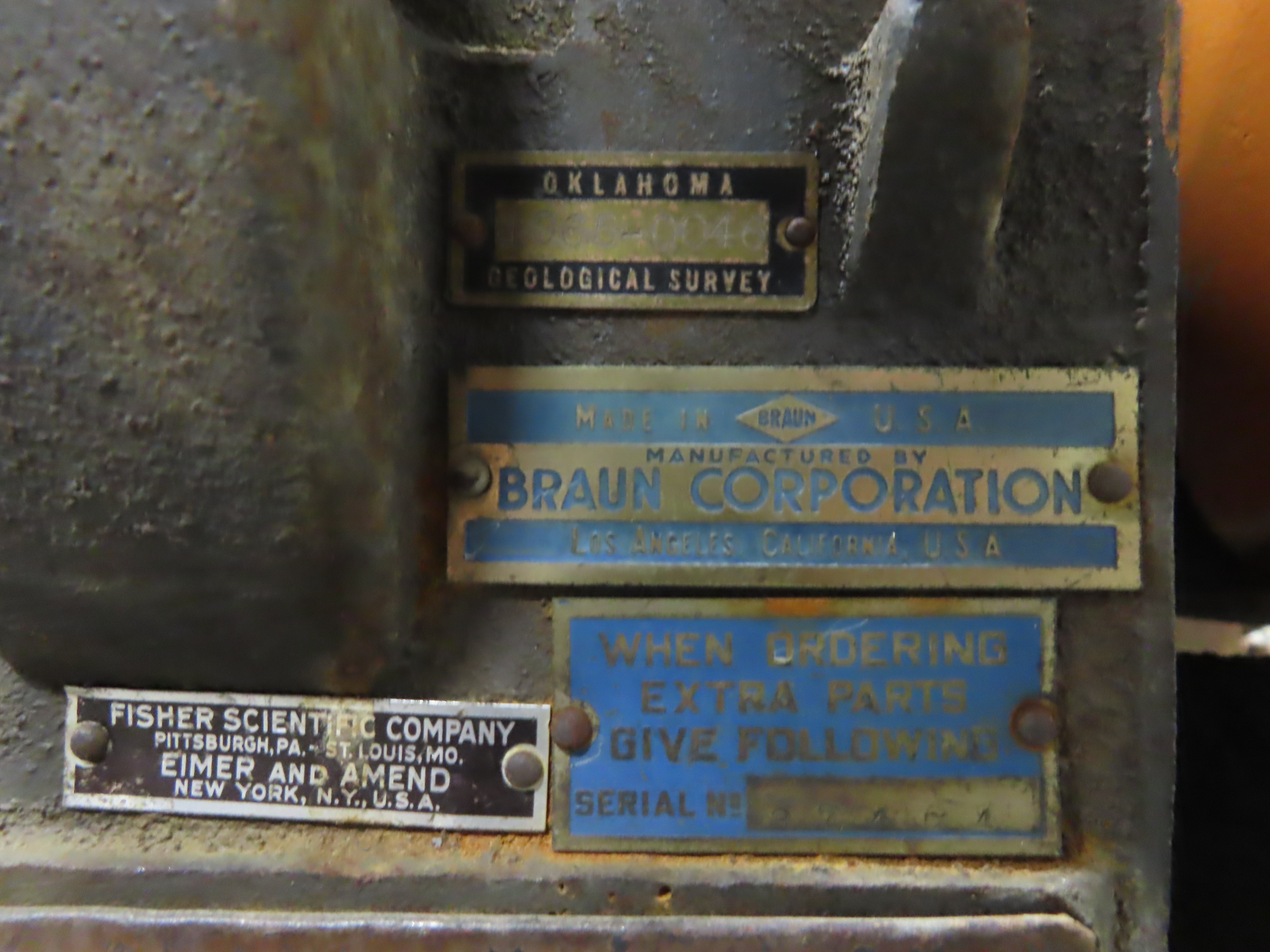 BICO Braun Disk Pulverizer, Type UA, 8"