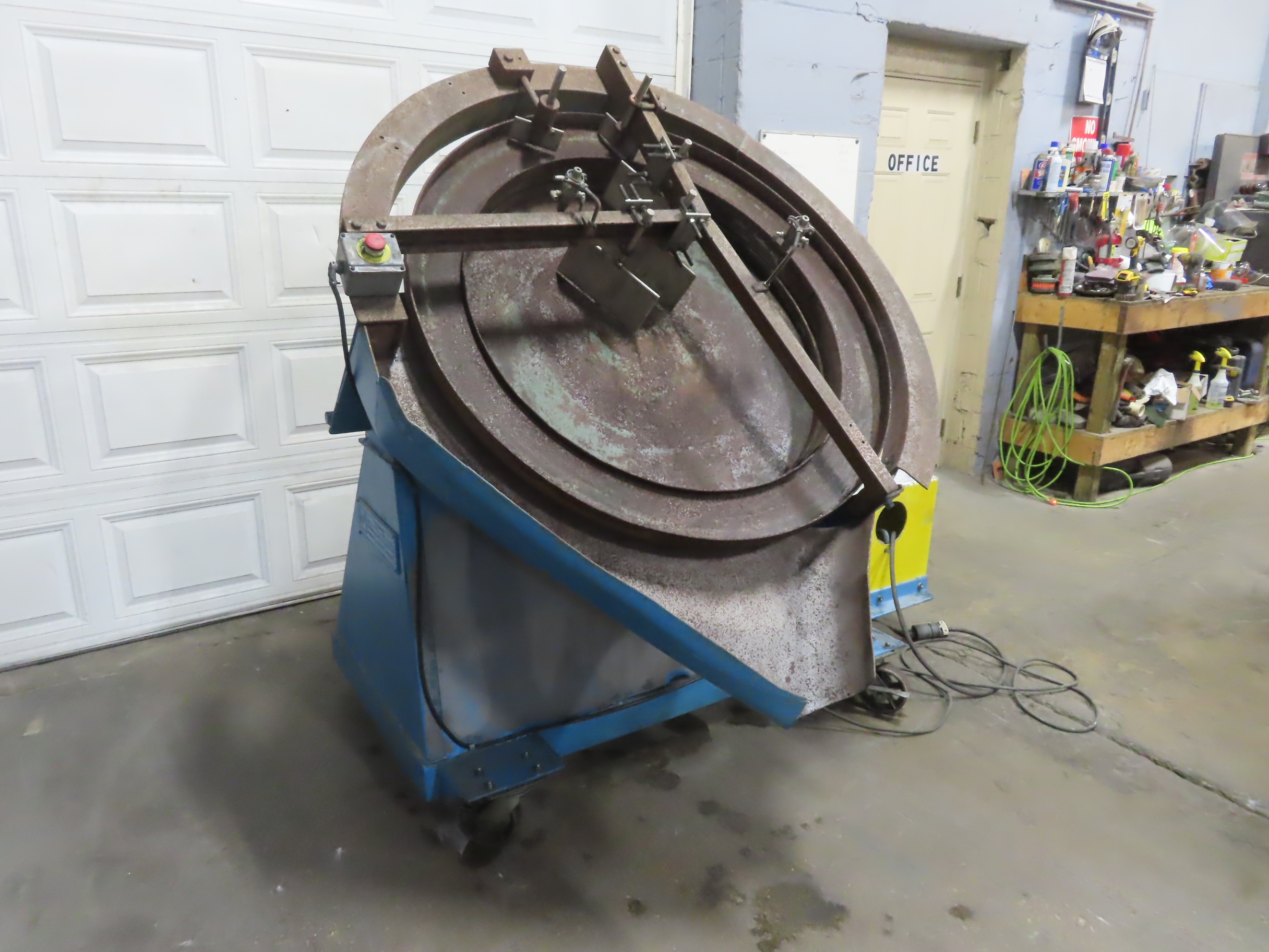 39" Dravo Corp. Pan Disc Pelletizer, Adjustable Angle, Variable Speed