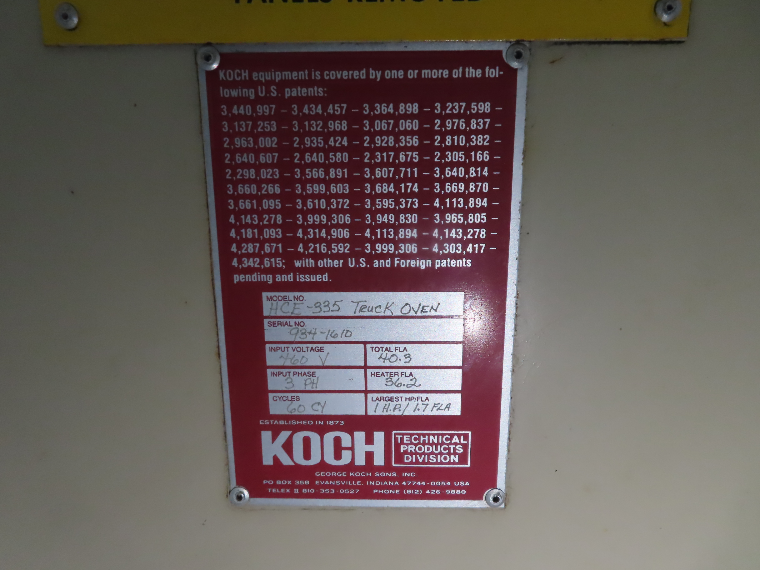 Koch Industrial Electric Truck Oven with Truck and Shelves, 400 F