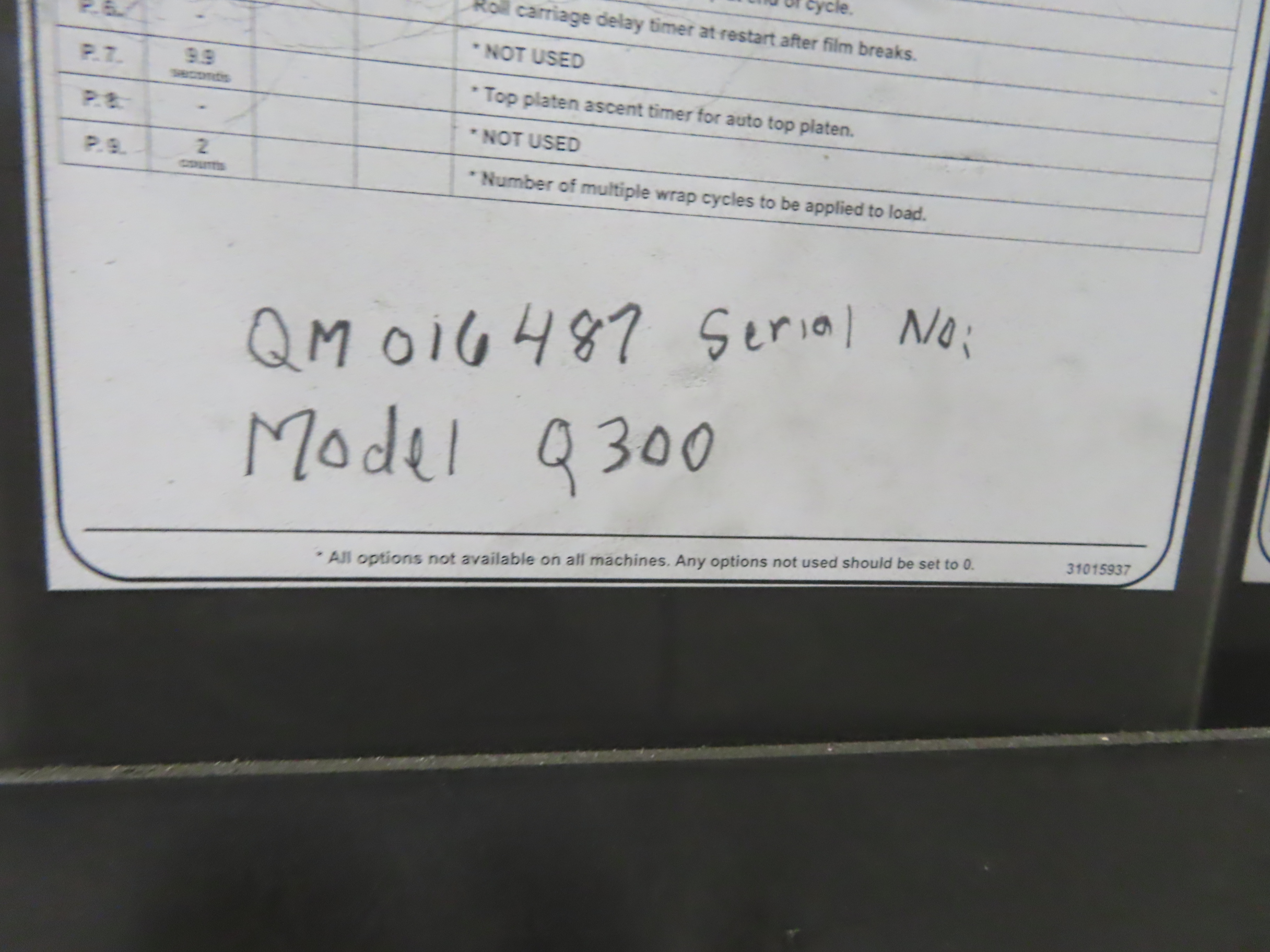 Lantech Stretchwrapper, Model Q300