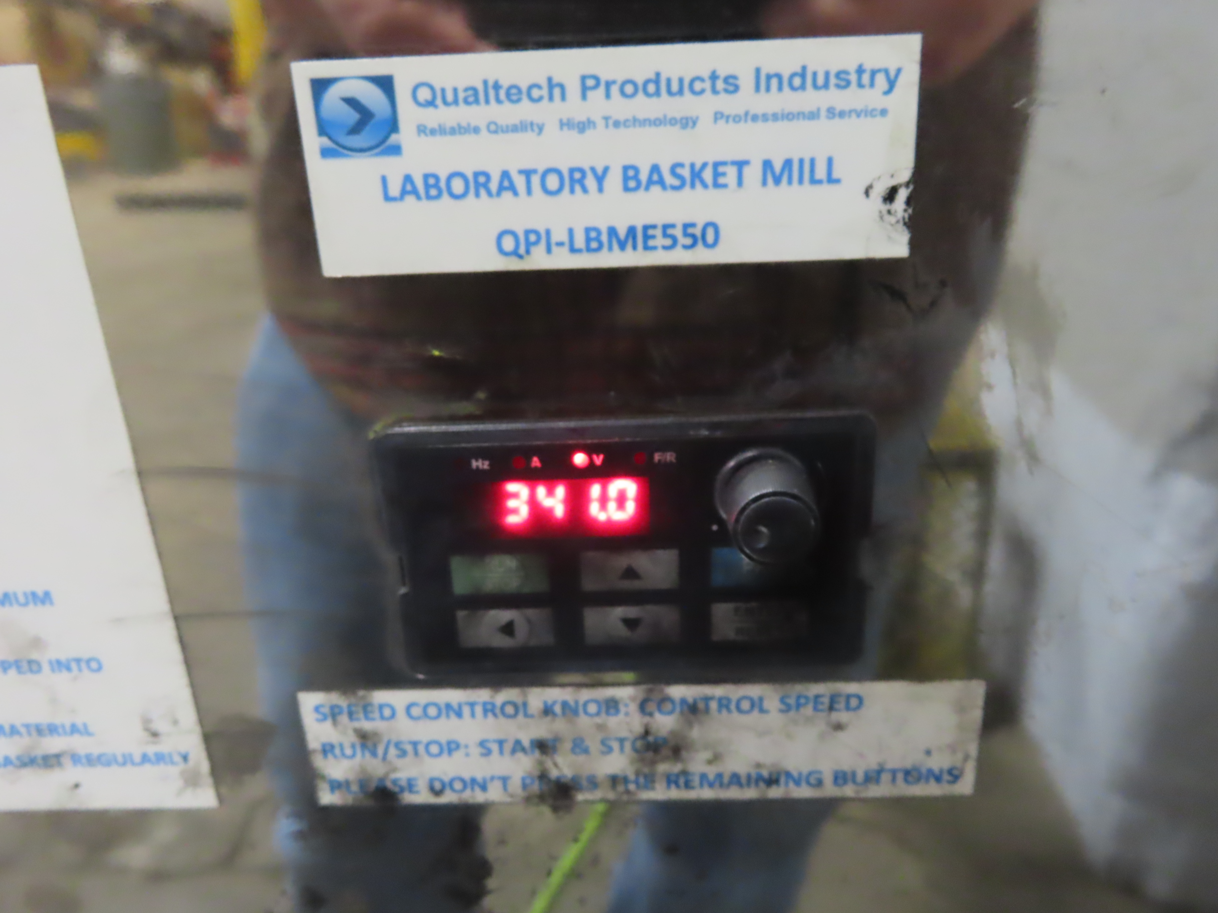 Laboratory High Speed Basket Mill, 1 hp