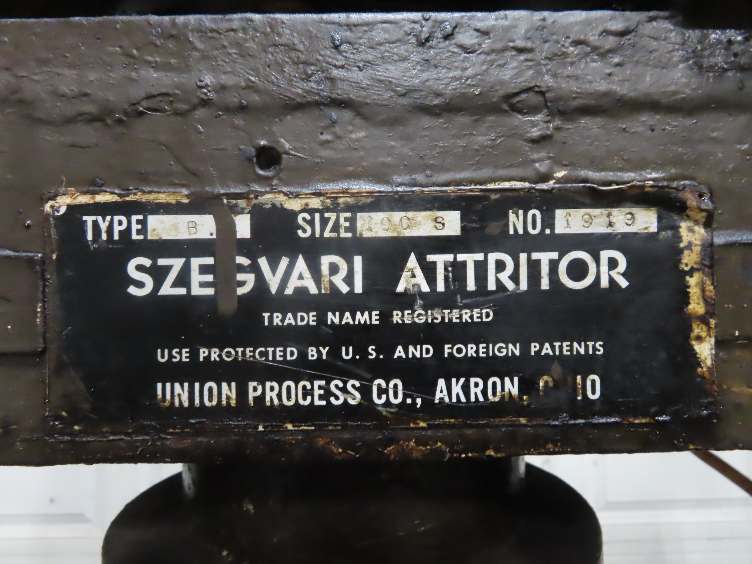 100 gallon Stainless Steel Union Process Jacketed Attritor