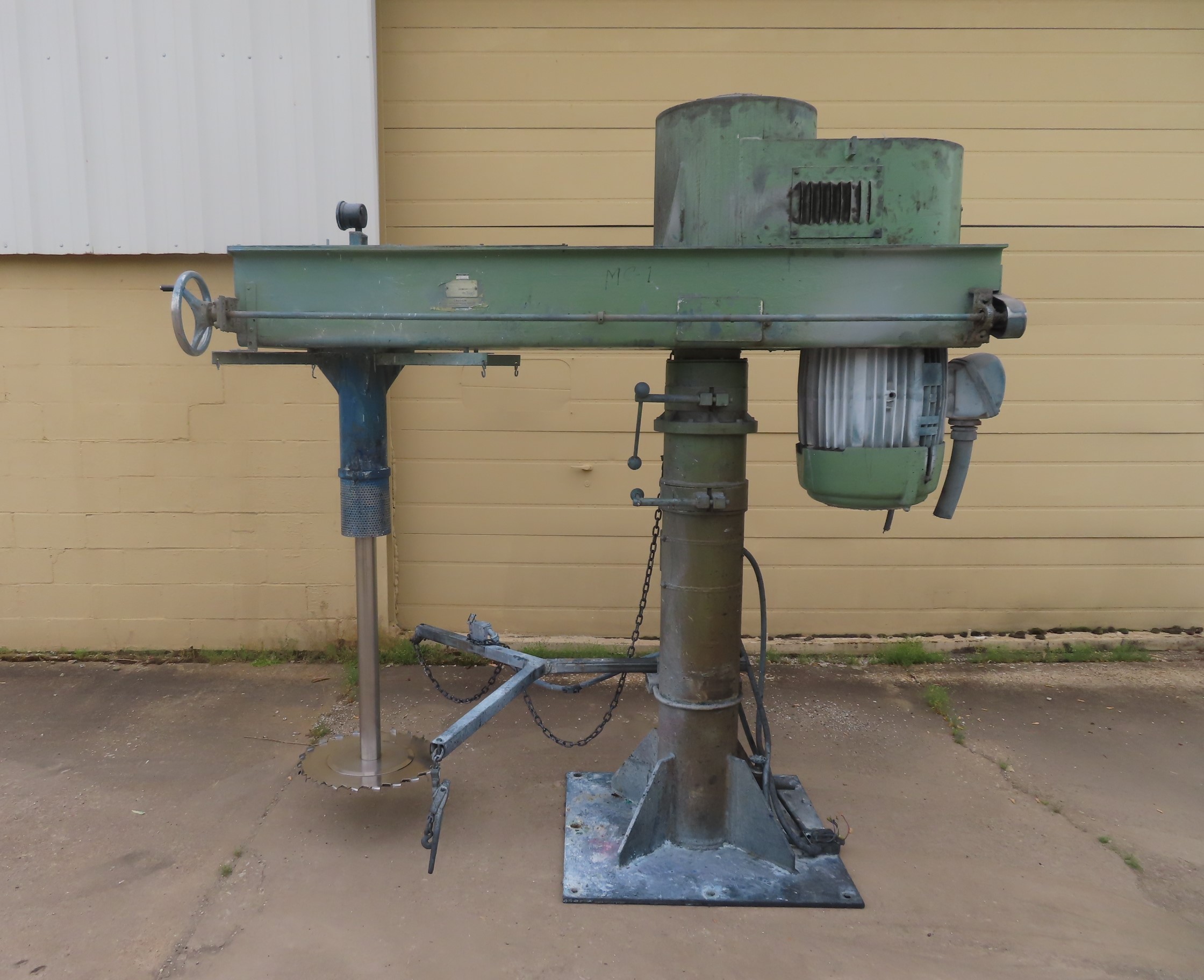 50 HP Hockmeyer Disperser, Stainless Steel, Variable Speed, XP