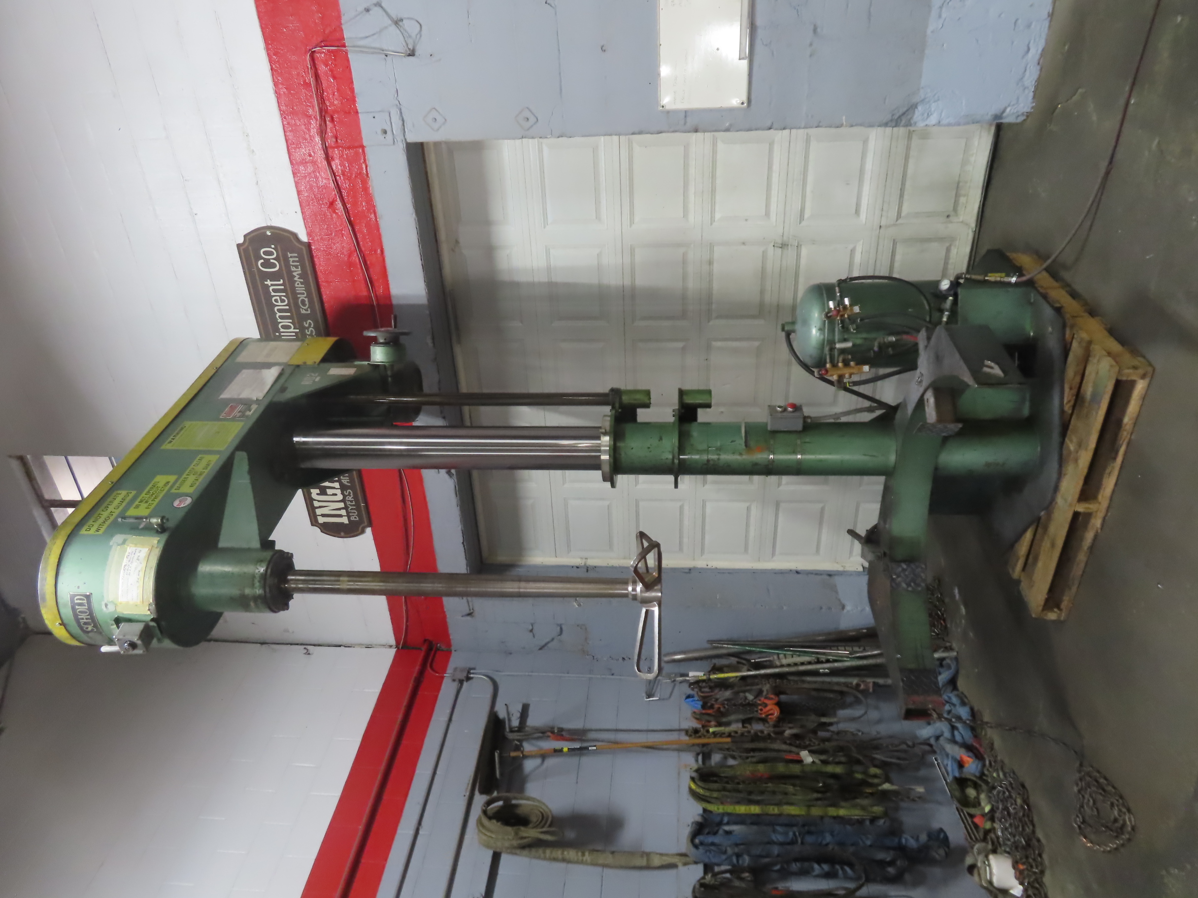 20 HP Schold Bow-Tie Mixer, XP, Variable Speed, Floor mount