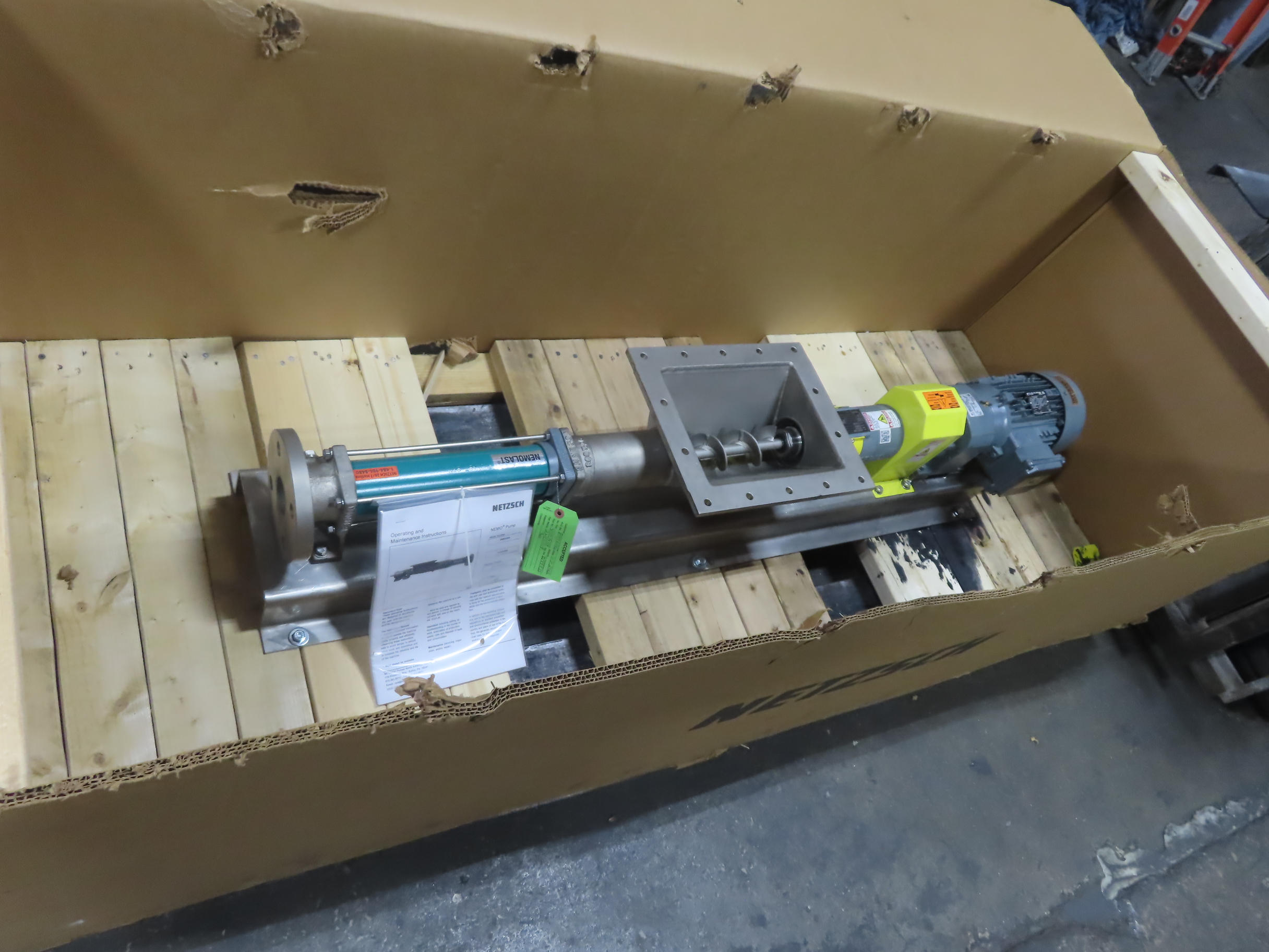 Netzsch NEMO Pump, new surplus Netzsch NEMO Pump, new surplus
