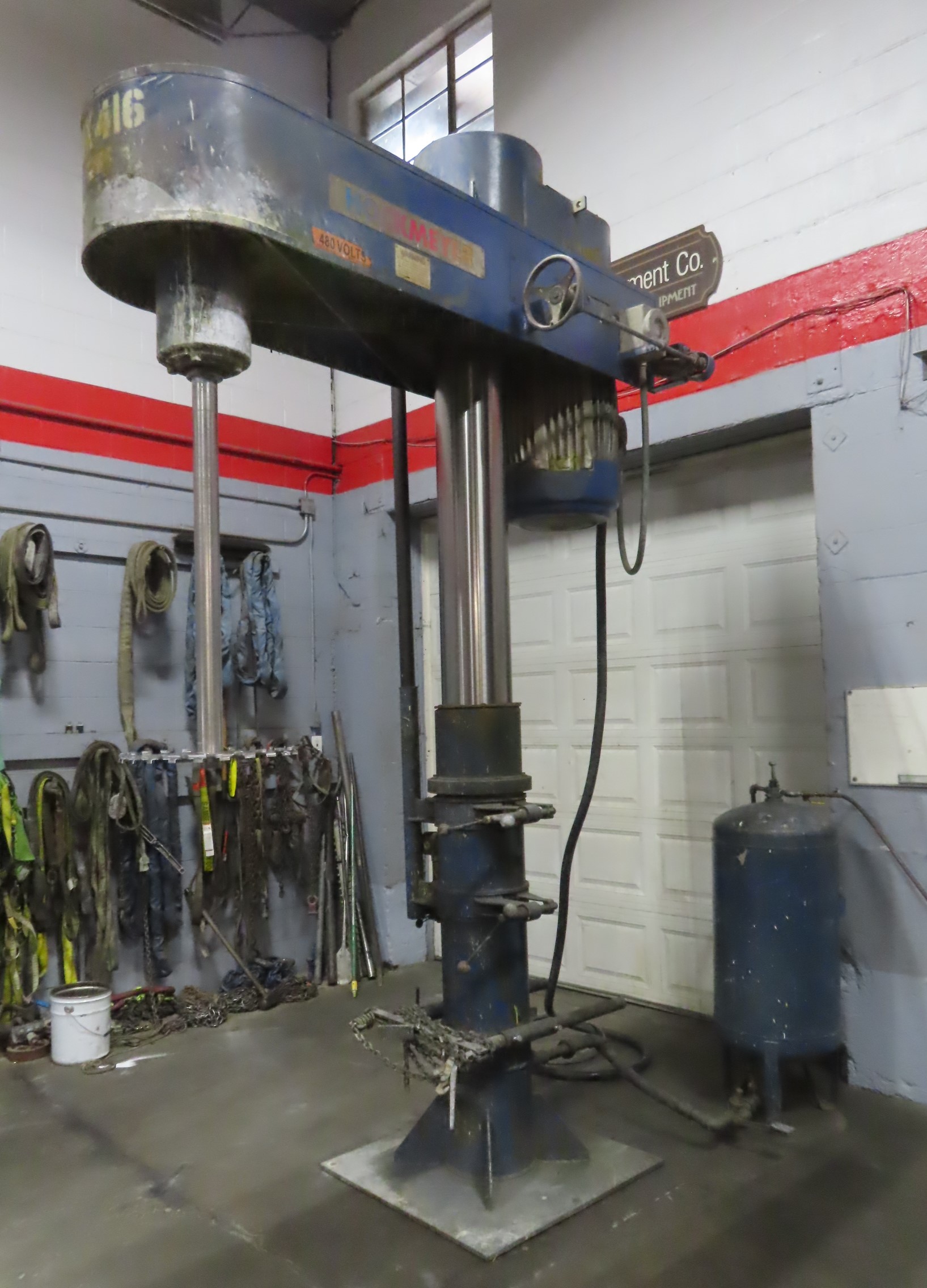 used 60 hp Hockmeyer High Speed Disperser, stainless steel, XP tagged