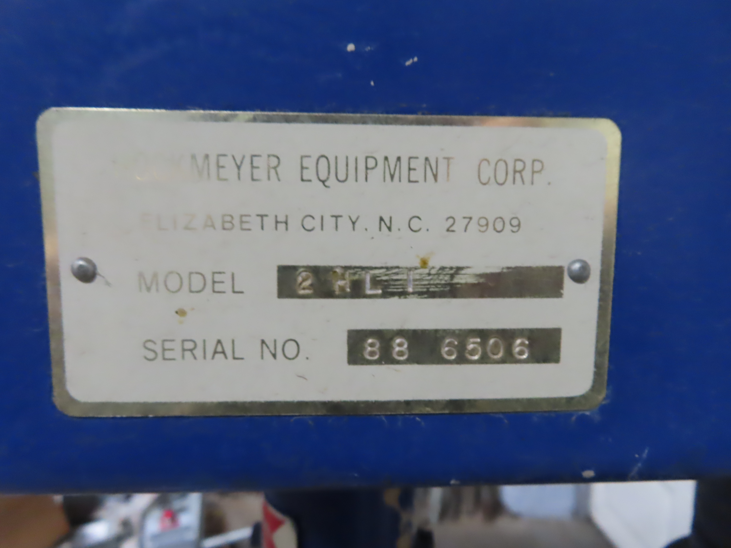 2 hp Hockmeyer High Speed Lad Disperser