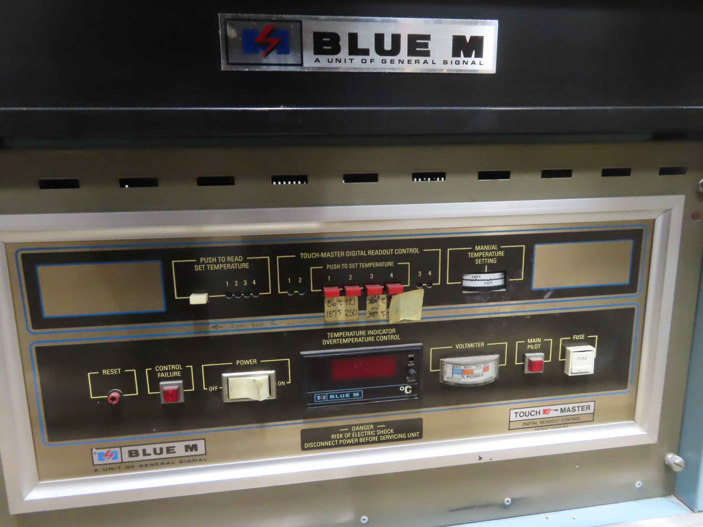 used Blue M oven, 650 F, single phase