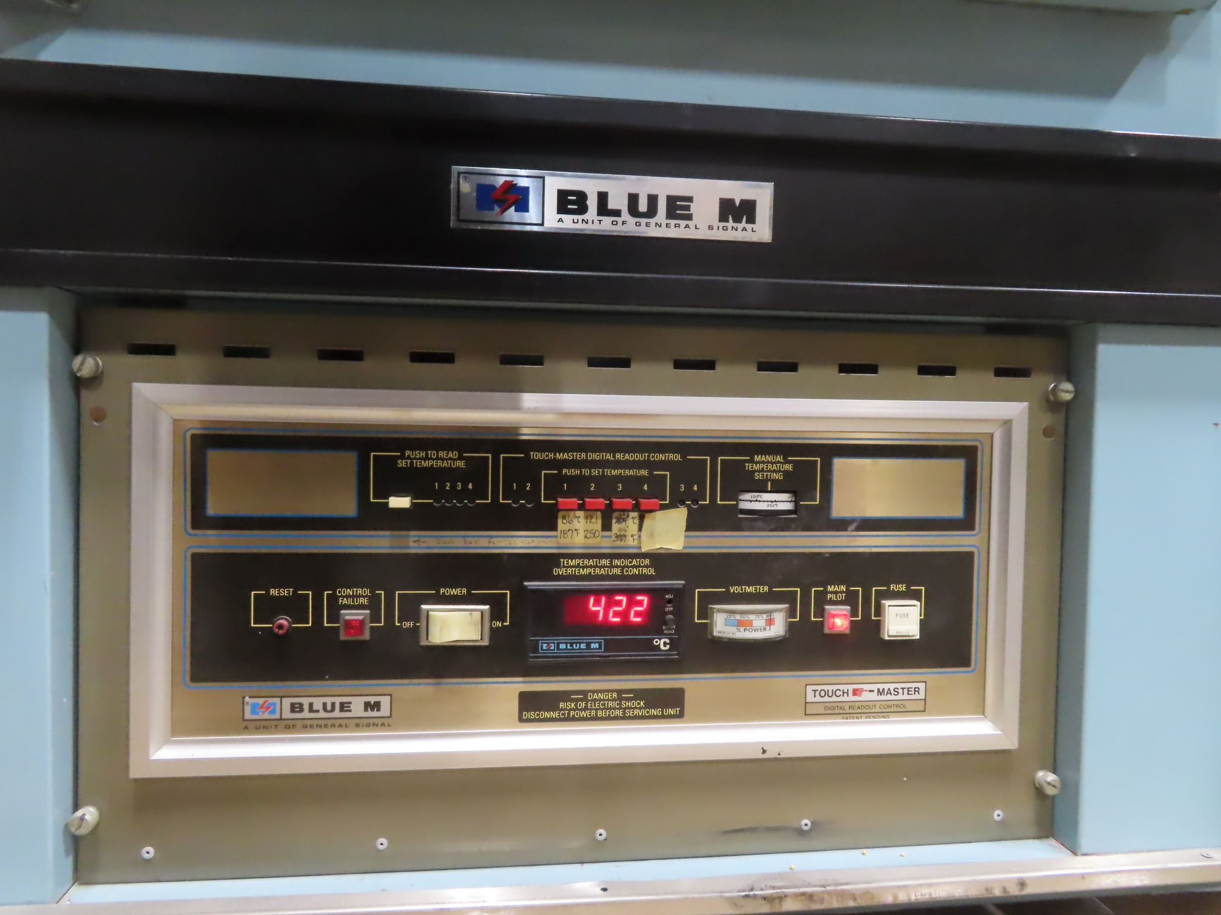 used Blue M oven, 650 F, single phase