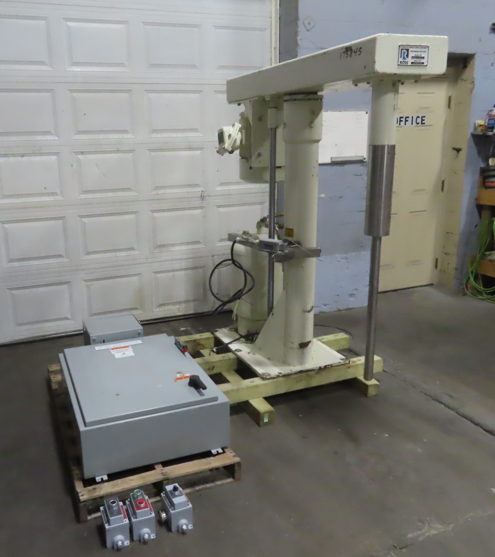15 hp Ross High Speed Disperser, variable speed