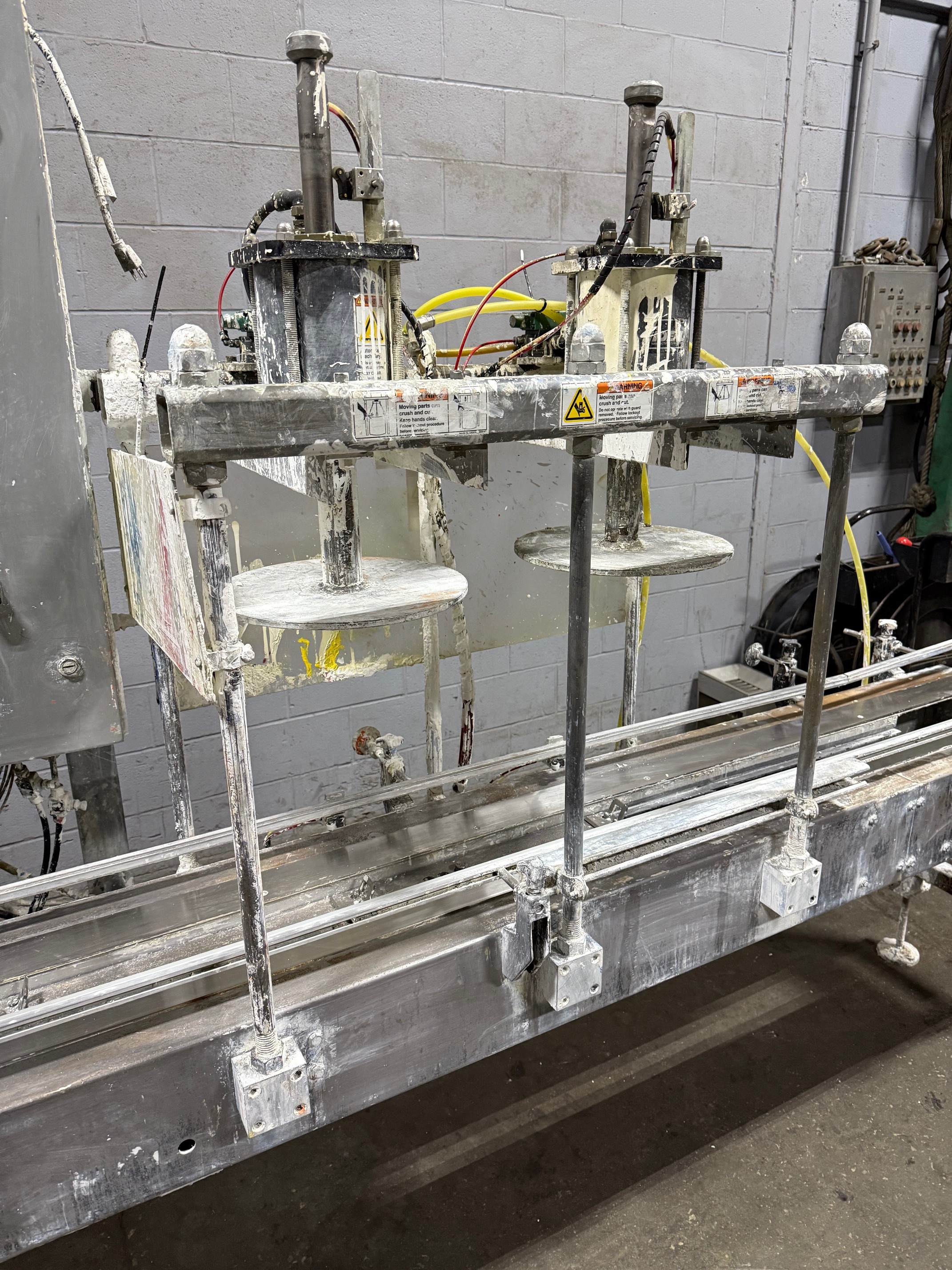 used Ideal-Pak 2 spout Filler with lid closer