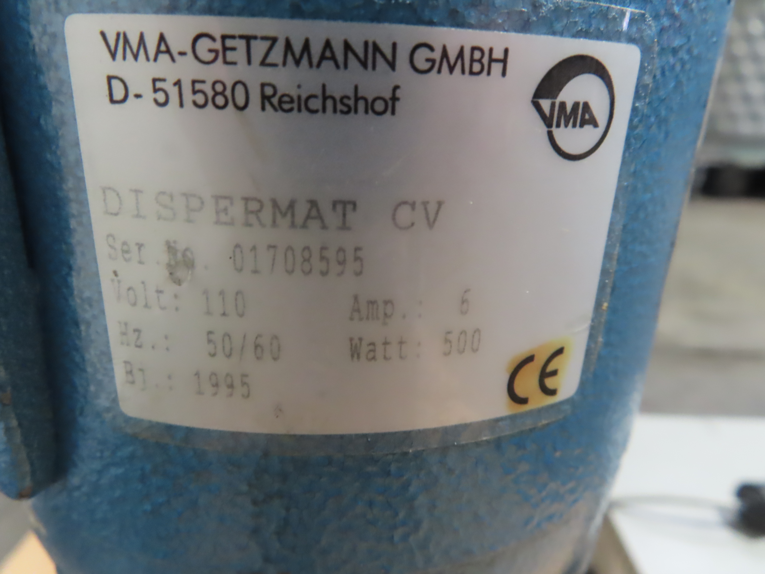 Dispermat Lab High Speed Disperser, single phase