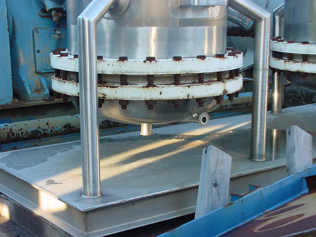 Two (2) 175 Gallon Vertical Column Tanks