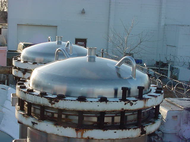 Two (2) 175 Gallon Vertical Column Tanks